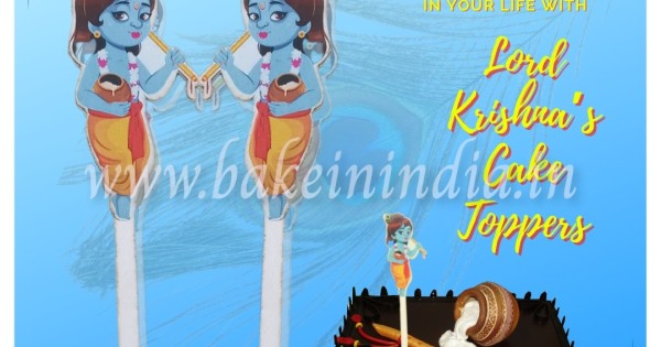 Shri Krishna Cake Topper Online - BakeinIndia